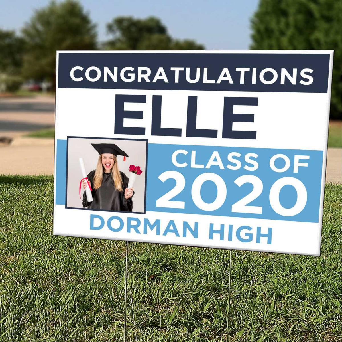Personalized Graduation Yard Signs – Honor Printing + Design